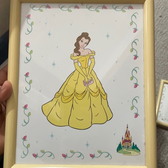 Art | Disney Belle Picture And Frame | Poshmark